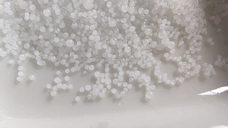 China produces caustic soda pearls which can be used to make soap