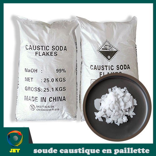 Un grossiste en soude caustique vend des paillettes de soude caustique